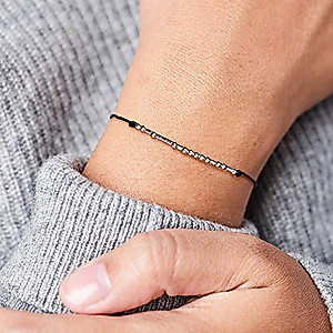 Friendship Gifts Morse Code Bracelet, 925 Sterling Silver Gifts for Friends Friend Gifts for Women U Got This Morse Code Bracelet for Women Birthday Gifts for Friends Female Friendship Bracelet