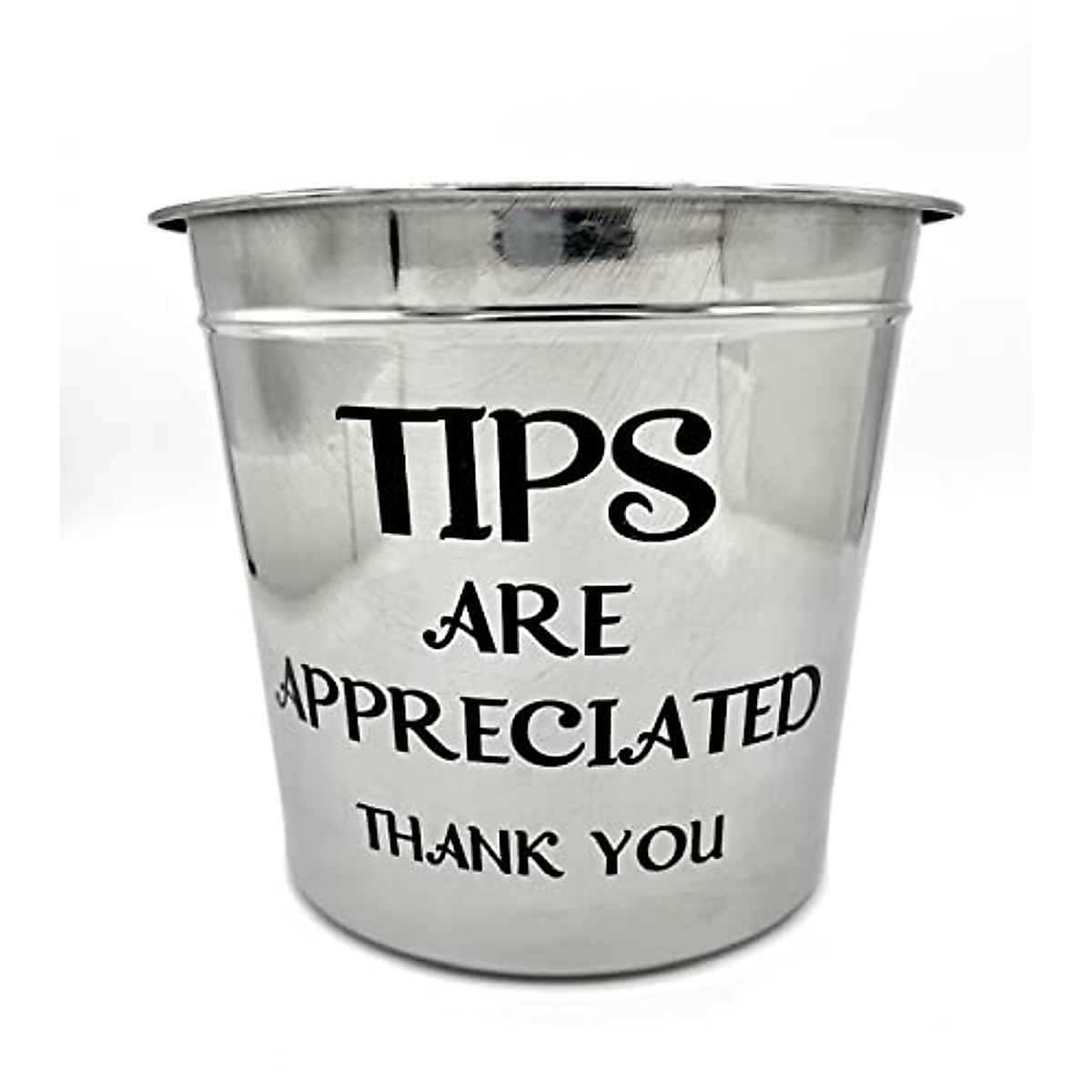 Tip Jar for Bartenders Money, Musicians Tip Jar for Money, Tip Jar for Restaurants, Tip Bucket for Money, Tip Cup for Coffee Shop
