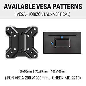 Mounting Dream Lockable RV TV Mount for Most 10-26 Inch Flat Screen, RV Mount TV Bracket for Camper Trailer Truck Boat, Full Motion RV TV Wall Mount Quick Release Lock, VESA 100x100mm, 22 lbs MD2209