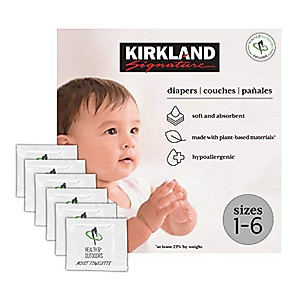 Kirkland Signature Diapers Size 1 (Up to 14 Pounds) 192 Count W/ Exclusive Health and Outdoors Wipes