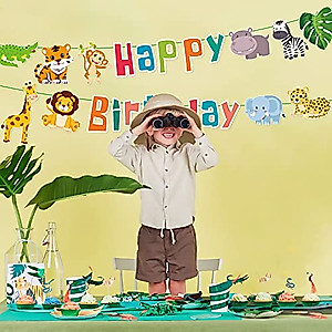 30 Pieces Jungle Animal Cutouts Safari Jungle Cut-Outs for Bulletin Board Classroom Baby Shower Animals Theme Birthday Party Decorations
