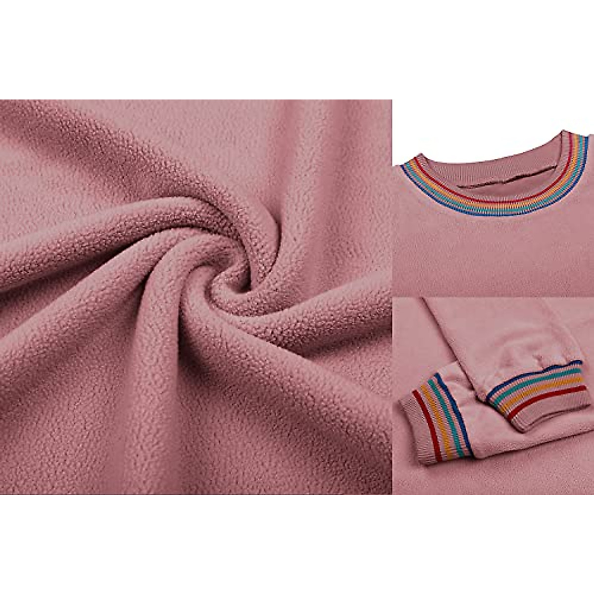 Womens Sweaters for Leggings, Long Sleeve Tee Shirts for Women Pink XL