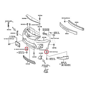 Rexka 20pcs Front Bumper Support Splash Shield Under Cover Nylon Nut Grommet M5.5 Screw 90189-06193 for Toyota Lexus
