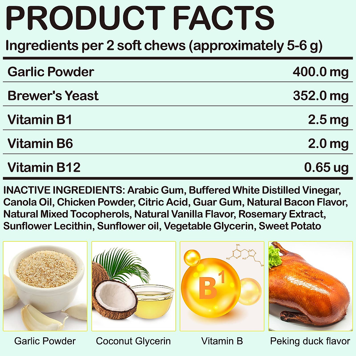 150 PCS Chewable Flea and Tick Prevention for Dogs,All Natural Dog Flea & Tick Control Chews - Oral Flea Pills for Dogs Supplement - All Breeds and Ages