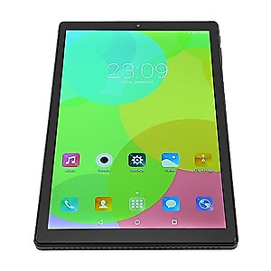 MAVIS LAVEN Black Tablet, Reading Tablet 6GB RAM 128GB ROM 100‑240V 2560x1600 for Work (US Plug)