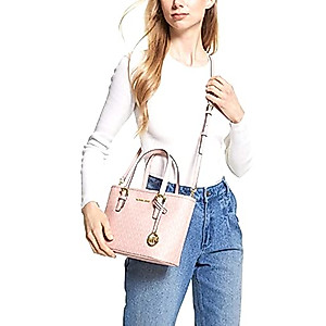 Michael Kors XS Carry All Jet Set Travel Womens Tote (DK PWDR BLSH)