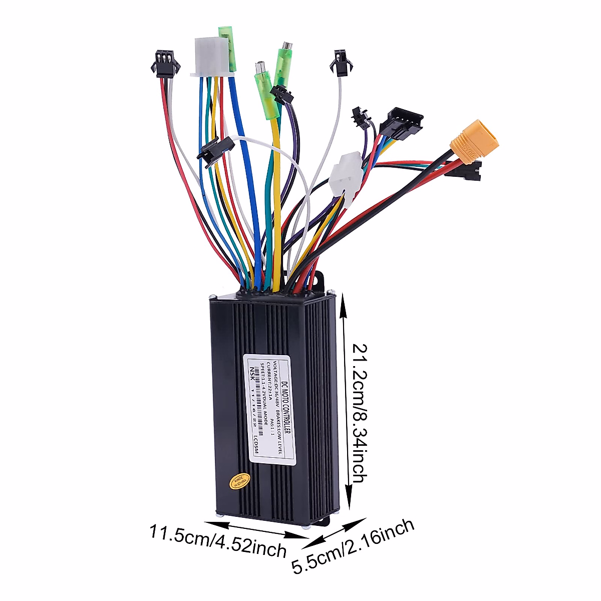 24" E-Bike Conversion Kit 36V 500W E-Bike Rear Wheel Motor Kit w/Display & Pedal Sensor, Brushless Gear Motor, 5 Speed Controls