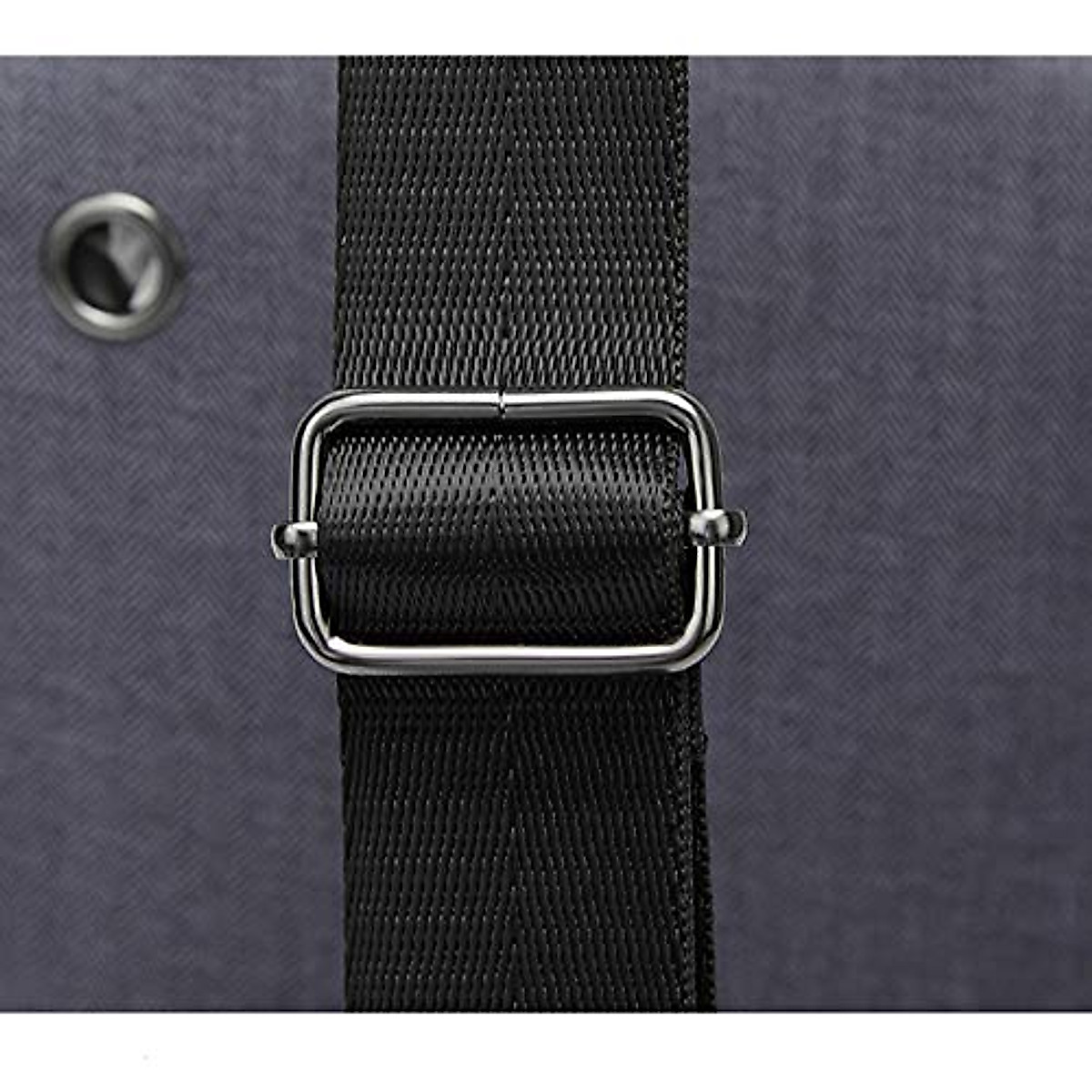 YUKABAN Sling Bag Water Resistant Shoulder Chest Crossbody Bags Sling Backpack for Men Women (Black)