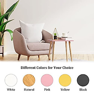 FORAOFUR Side Table, Small End Table Accent Table Living Room Bedroom Balcony Office, Modern Side Table Bedside Table Home Decor, Easy Assembly