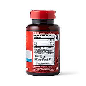 MegaRed Omega-3 Blend Total Body + Refresh 500mg Softgels, (65 Count in a Bottle), Easily Absorbed Krill Oil, to Support Your Heart, Joints, Brain & Eyes