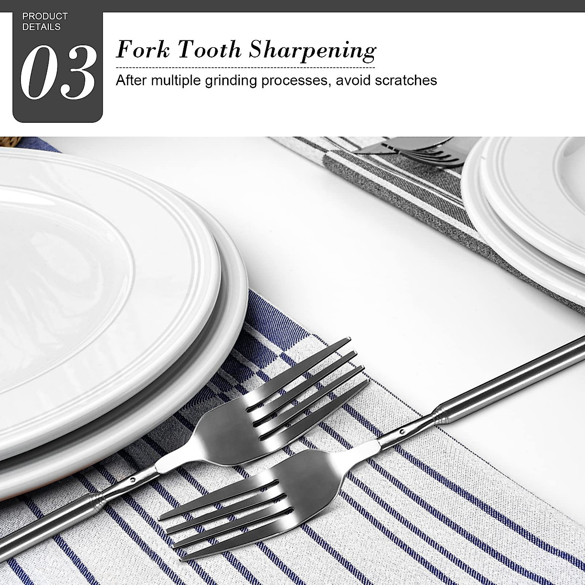 BBQ Telescopic Extendable Dinner Fork Fruit Dessert Long Handle Fork Cutlery-Extends for Barbecue Toasting Dinner Fruit Dessert 8.7 to 25.4 inch