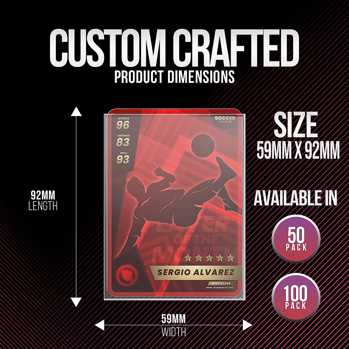 Sleeve Kings Euro Card Sleeves (59x92mm) - 110 Pack, 60 Microns