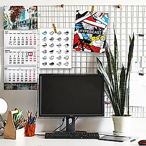 Hypebeast Room Decor, Sneakerhead Jordan AJ Sneaker Air Gym Shoes Shoebox Aesthetic Cool Poster Print Gift for Teen Boys Guys Men Home Dorm Bedroom Wall Art, Unframed 6Pcs (8 x 10In)