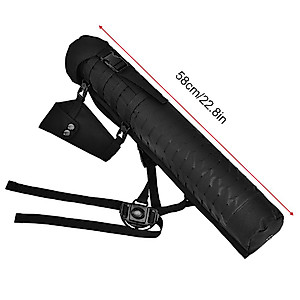 Arrow Holder, Case,Archery Quiver,Archery Quiver Bag Arrow Shoulder Hanged Carry Bag Hunting Target Arrows Adjustable Belt Holder Storage Bag Carcaj archery target