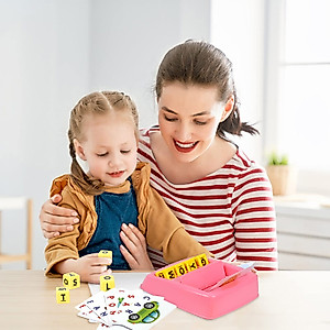 Fenikso Matching Letter Game, Alphabet Spelling & Reading Words, Objects & Color Recognition, Early Learning Educational Toy for Preschooler & Kindergarten Kids Over 3-8 Years Old, Best Gifts