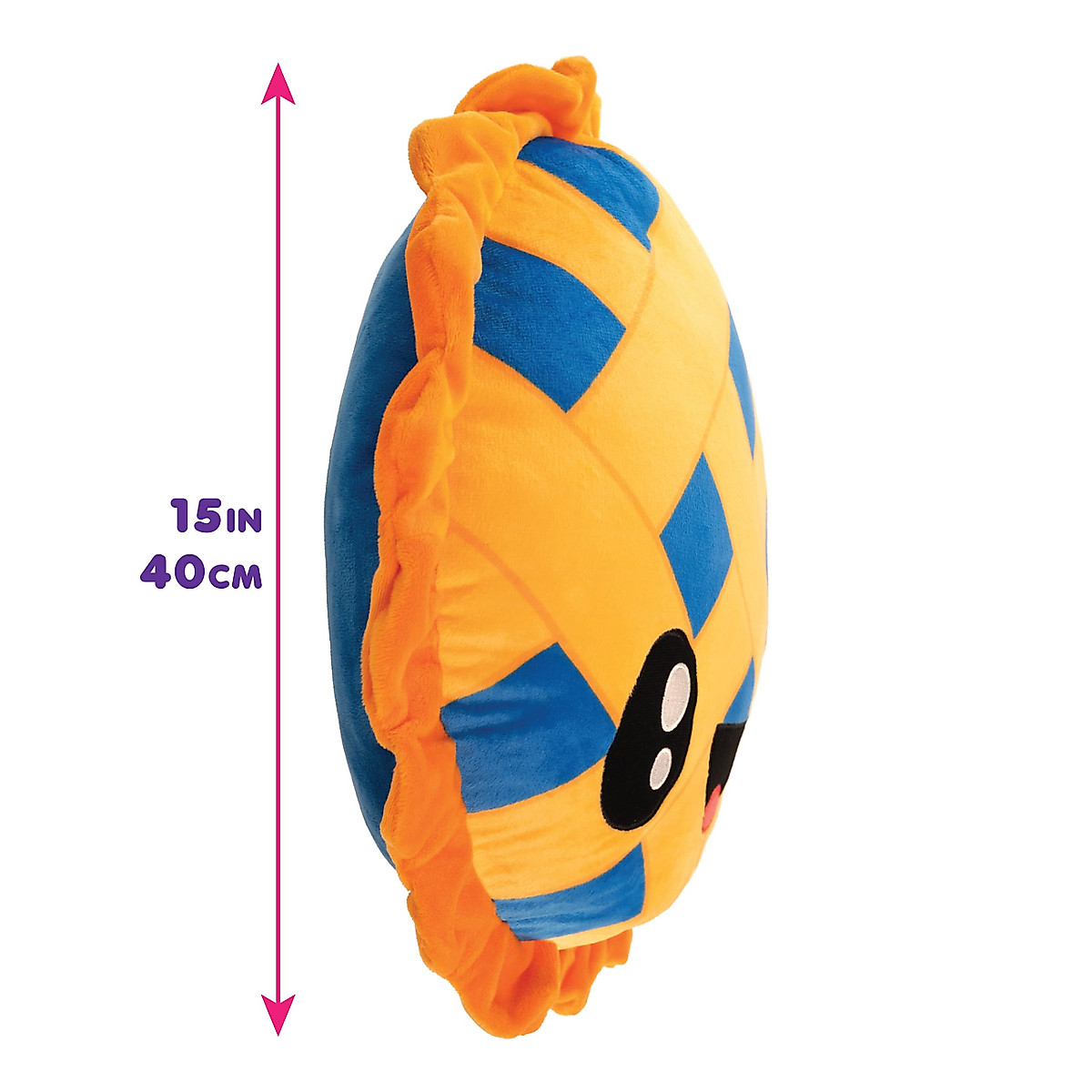 Scentco Smillows - Gourmet Scented Stuffed Plush Pillows (Blueberry Pie) - Accent, Throw, Decorative Pillows - Kids Room Decor, Gift for Kids