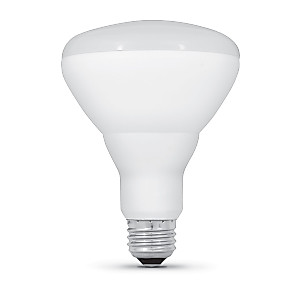 Feit Electric BR30 LED Light Bulb, 85W Equivalent, Dimmable Floodlight, E26 Medium Base, CRI 90, 1100 Lumens, 3000K Bright White, 22-Year Lifetime, BR30DMHO/930CA/2, 2 Pack