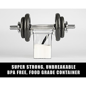 Indestructible Storage Tritan Modular Plastic Containers, 6-Piece (1.1 Qt/1.0L/4.2 Cups) - BPA Free, Airtight, Pantry Organization, Kitchen Storage, Lifetime Promise, Microwave Safe, Dishwasher Safe