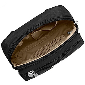 Baggallini womens Rfid Journey Crossbody cross body handbags, Black/Sand, One Size US