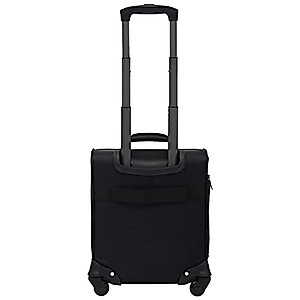 Wrangler 15" Underseat Spinner Carry-On Luggage, Black