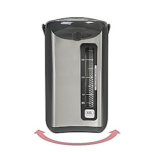 Zojirushi CD-WHC40XH Micom Water Boiler & Warmer, 135 oz, Stainless Gray