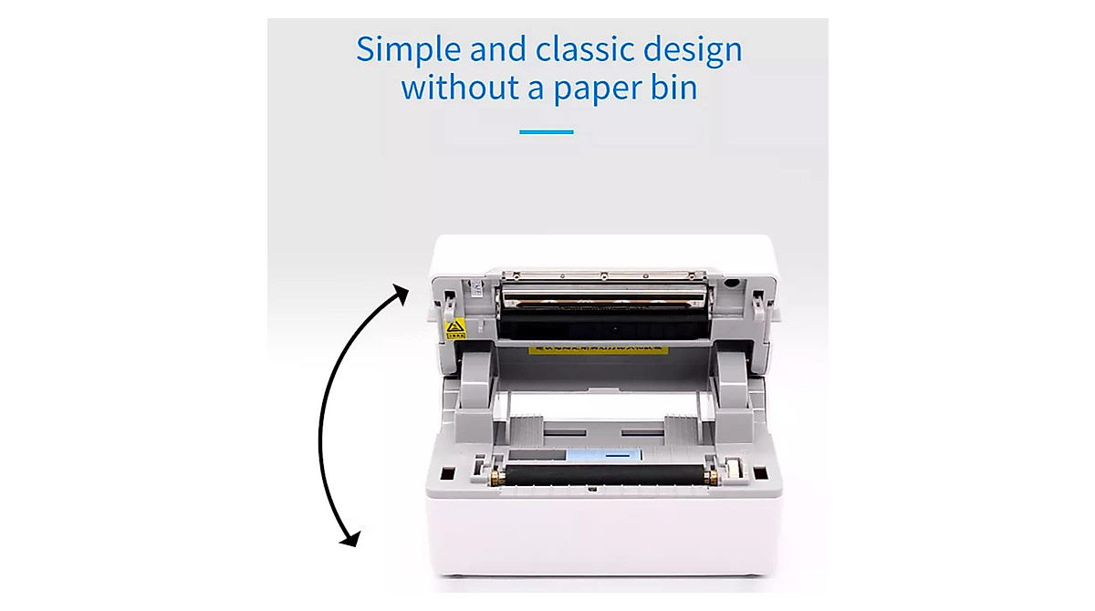 Desktop 80mm USB Thermal Label Printer - Fast & Inkless