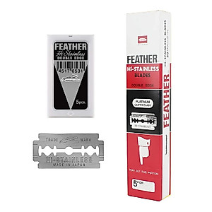 Feather Double Edge Safety Razor Blades 100 Count