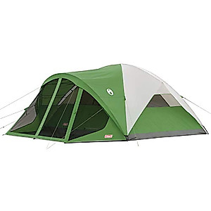 Coleman Camping Tent with Screen Room | 8 Person Evanston Dome Tent with Screened Porch