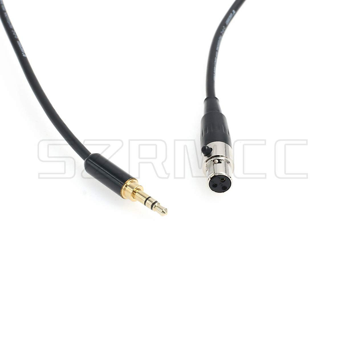 SZRMCC 3.5mm 1/8'' TRS to TA3F 3 Pin Mini-XLR Audio Cable for Sennheiser AKG Headphones Mic