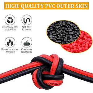 PSEQT Marine Boat LED Lights Wire, 100ft/30M 22AWG 2pin Extension Cable Wires Cord for 3528 5050 5630 Led Strip Light for Pontoon Boat Kayak Stern Anchor Courtesy Navigation Bow