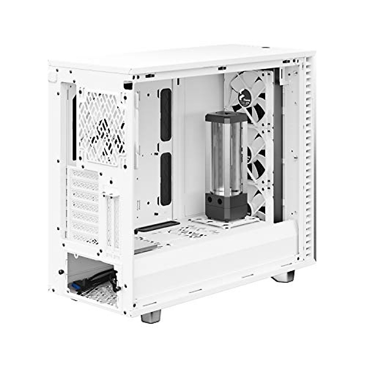 Fractal Design Define 7 White Brushed Aluminum/Steel E-ATX Silent Modular Tempered Glass Window Mid Tower Computer Case