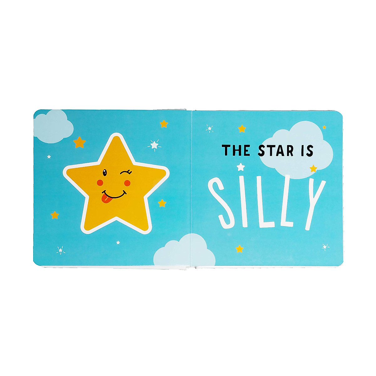 Kate & Milo Feelings of The Sky Board Book for Babies, Touch and Feel, Gender Neutral Nursery Book, Toddler or Baby Learning Book, Christmas Stocking Stuffer, Gift for New and Expecting Parents