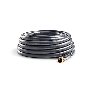 Gilmour 874501-1001 Flexogen Super Duty Garden Hose Gray 5/8 inch x 50 feet, Gray,Green