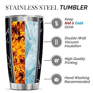 FOCIUZTA Panda and Gaming Design Tumbler with lid, Travel Coffee Cup, Ideal for Easter, Gaming Enthusiast, Mother Day, and birthday gifts