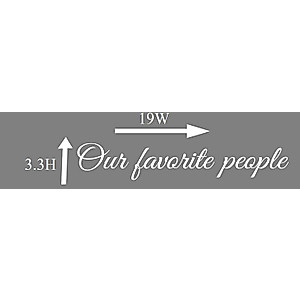 Wedding Seating Chart Decal Wedding Sign Decor DIY Wedding Decals Seating Chart Mirror Decal Wedding Vinyl Our Favorite People Sticker Vinyl Decal