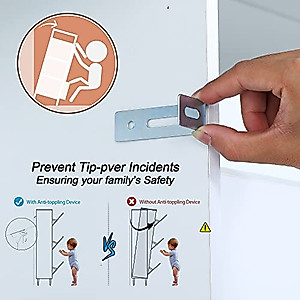 DEYAOPUPU Shoe Cabinet with 3 Flip Drawers & 1 Hidden Seat,Freestanding Shoe Rack,Shoe Storage Organizer for Entryway, Storage Organizer for Pumps,Slippers,Boots