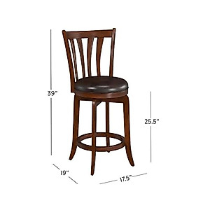 Hillsdale Savana Swivel Stool, Counter, Cherry