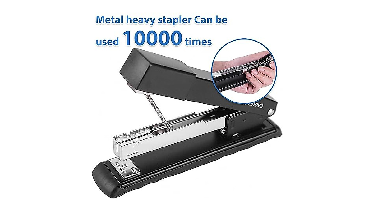 Craftinova Metal Desktop Stapler - Durable 25-Sheet Capacity
