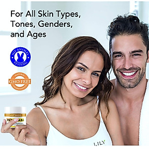 LILY SADO MILK+MANUKA™ Coconut Milk and Manuka Honey Natural Face Moisturizer - Non Greasy Organic Facial Cream with Cocoa Butter and Gotu Kola - Amazing Anti-aging Formula