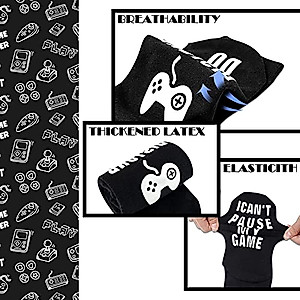 Funny Gaming Socks and LED Magnetic Tool - Stocking Stuffers Gifts for Men Women Teenage