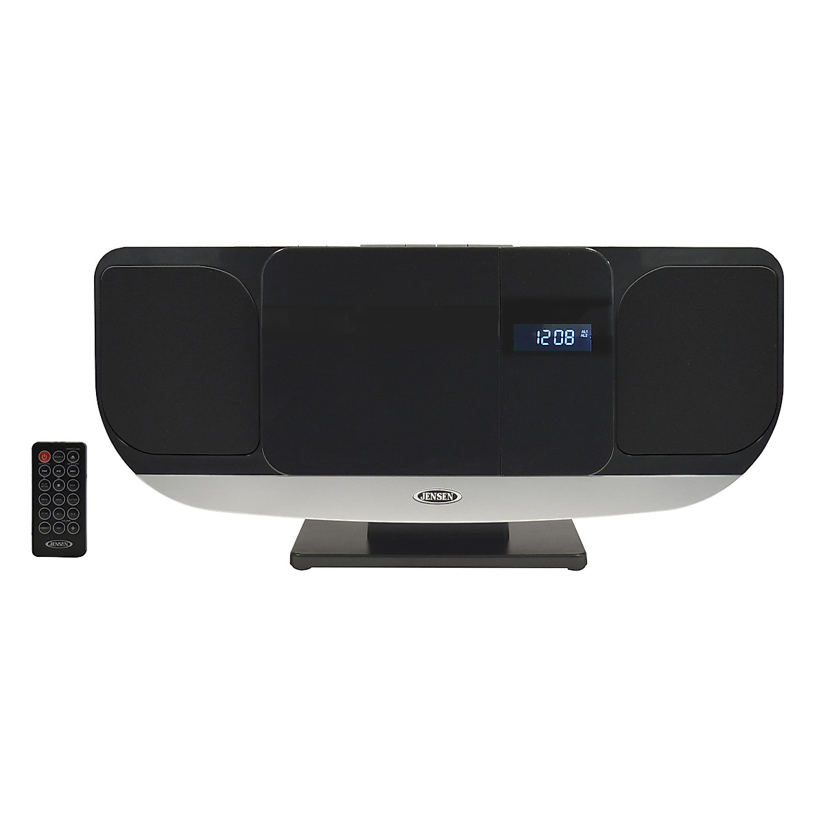 JENSEN JBS-215 Bluetooth Wall-Mountable Music System with CD Player and FM Radio, JBS-215