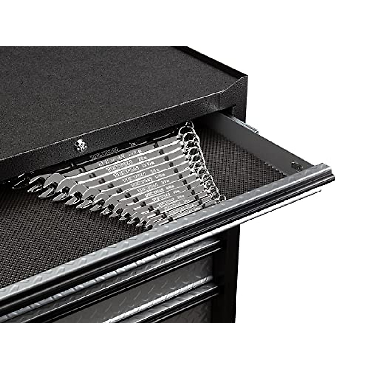 TEKTON 19-Tool Wrench Organizer Rack (Black) | ORG29119