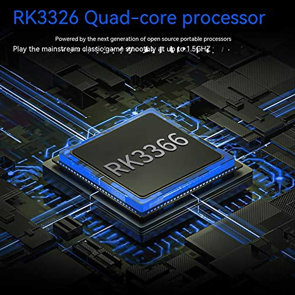 SERYUB RGB10 MAX 2 Video Game Console, 5 "IPS Screen Handheld Game System Multi-Emulator 10000 Games, Retro Game Console Built-in Game 64G, (White) Plus Free toughened Film and Box