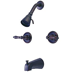 Hardware House 124652 Tub and Shower Mixer Brass and Copper Waterways, Classic Bronze