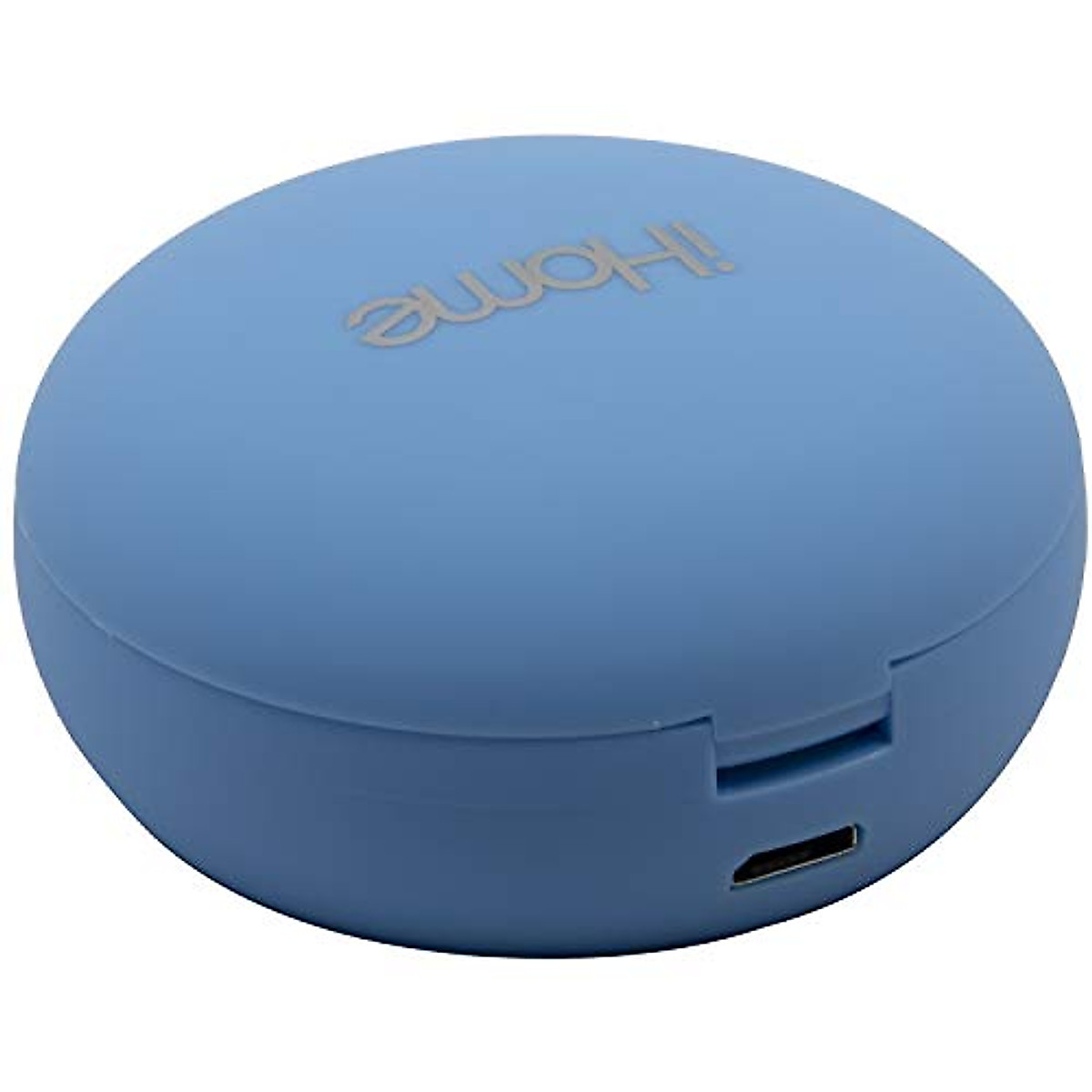 iHome Wireless Earbuds with Charging Case, Water Resistant Bluetooth Earphones with Microphone and Touch Control, Blue