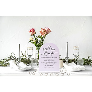 Tuiemie Minimalist Bridal Shower Ring Game, 1 Sign and 50 Rings, Bridal Shower Decorations, Put a Ring on It Bridal Shower Game, Wedding Shower Games(jzxn10)