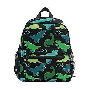 Cute Kid's Toddler Backpack Dinosaur Schoolbag for Boys Girls,Kindergarten Children Bag Preschool Nursery Travel Bag with Chest Clip(Childish Dinosaur)