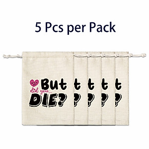 Doreen's Boutique Hangover Kit Gift Bags, Bridal Shower, But Did You Die, Bridal Shower, Bachelorette Party Decorations, Supplies – 5 Pcs per Pack-D009