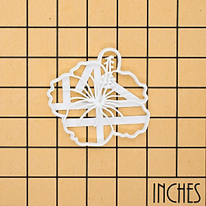 Hibiscus cookie cutter, 1 piece - Bakerlogy