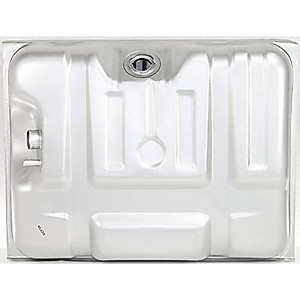 Evan Fischer Fuel Tank Set of 2 Compatible With 1973-1978 Ford F-100 and 1973-1978 F-250 Silver Steel